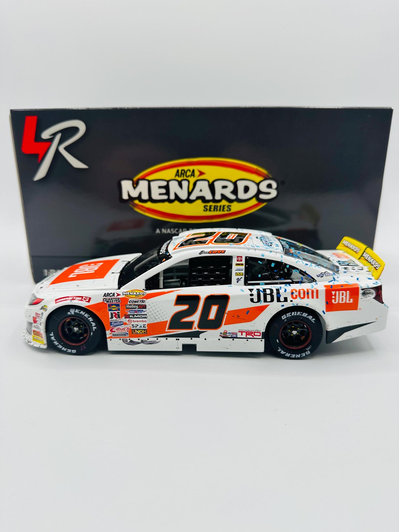 Jesse Love Jr. 2023 20 JBL NASCAR ARCA Menards Series Champion 1:24 ...