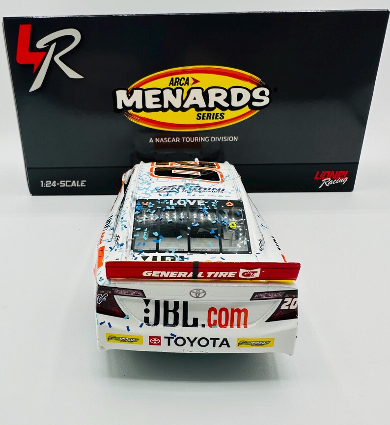 Jesse Love Jr. 2023 20 JBL NASCAR ARCA Menards Series Champion 1:24 ...