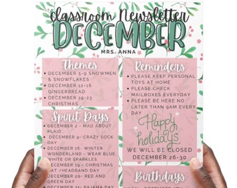 Classroom Newsletter Editable Template for Teacher / Farm - Etsy