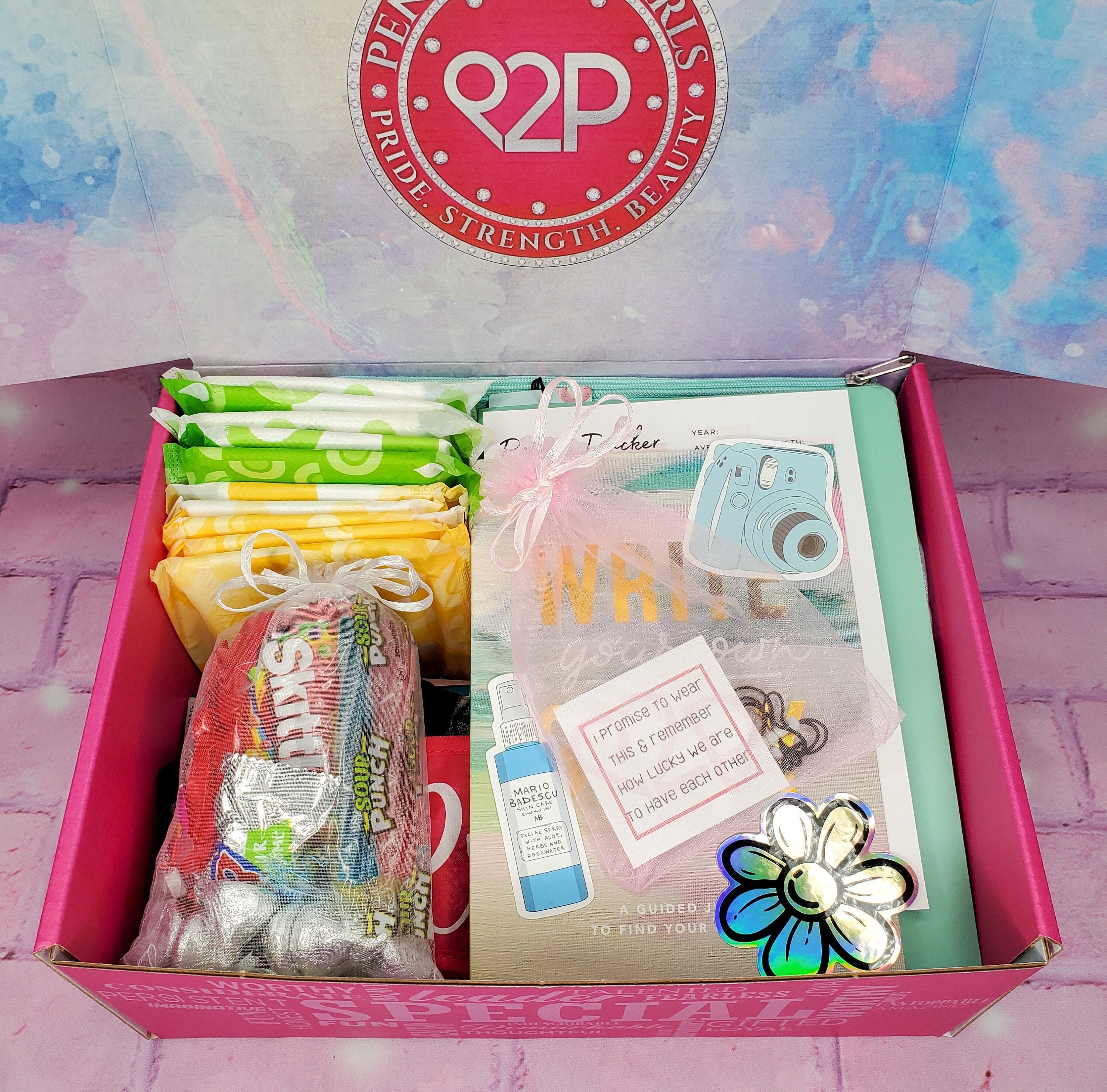 Pro Period Kit 40+ Items! Personalized Gift Box Teen Tween Customized ...