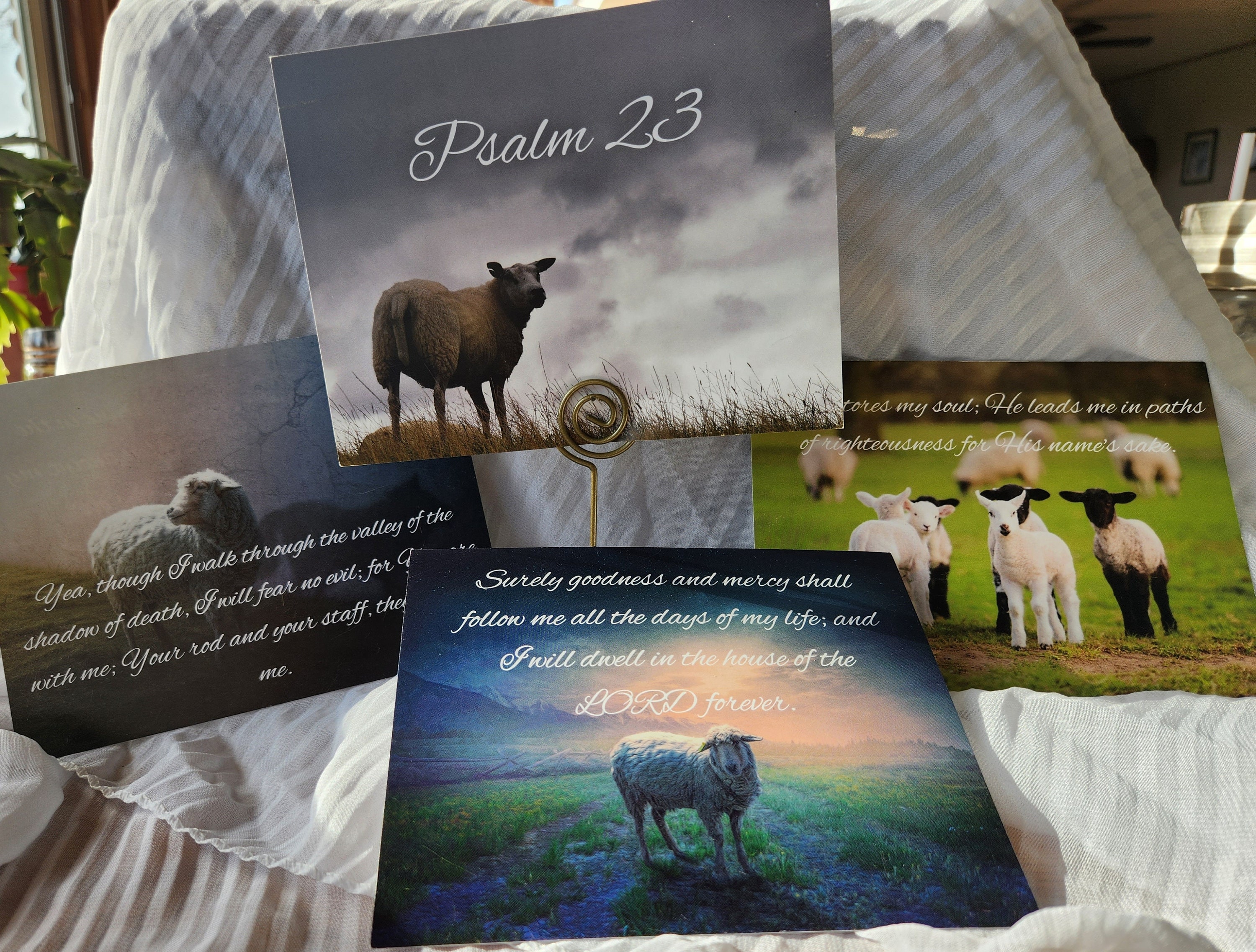 Psalm 23 Bible Memory Verse Cards - Etsy
