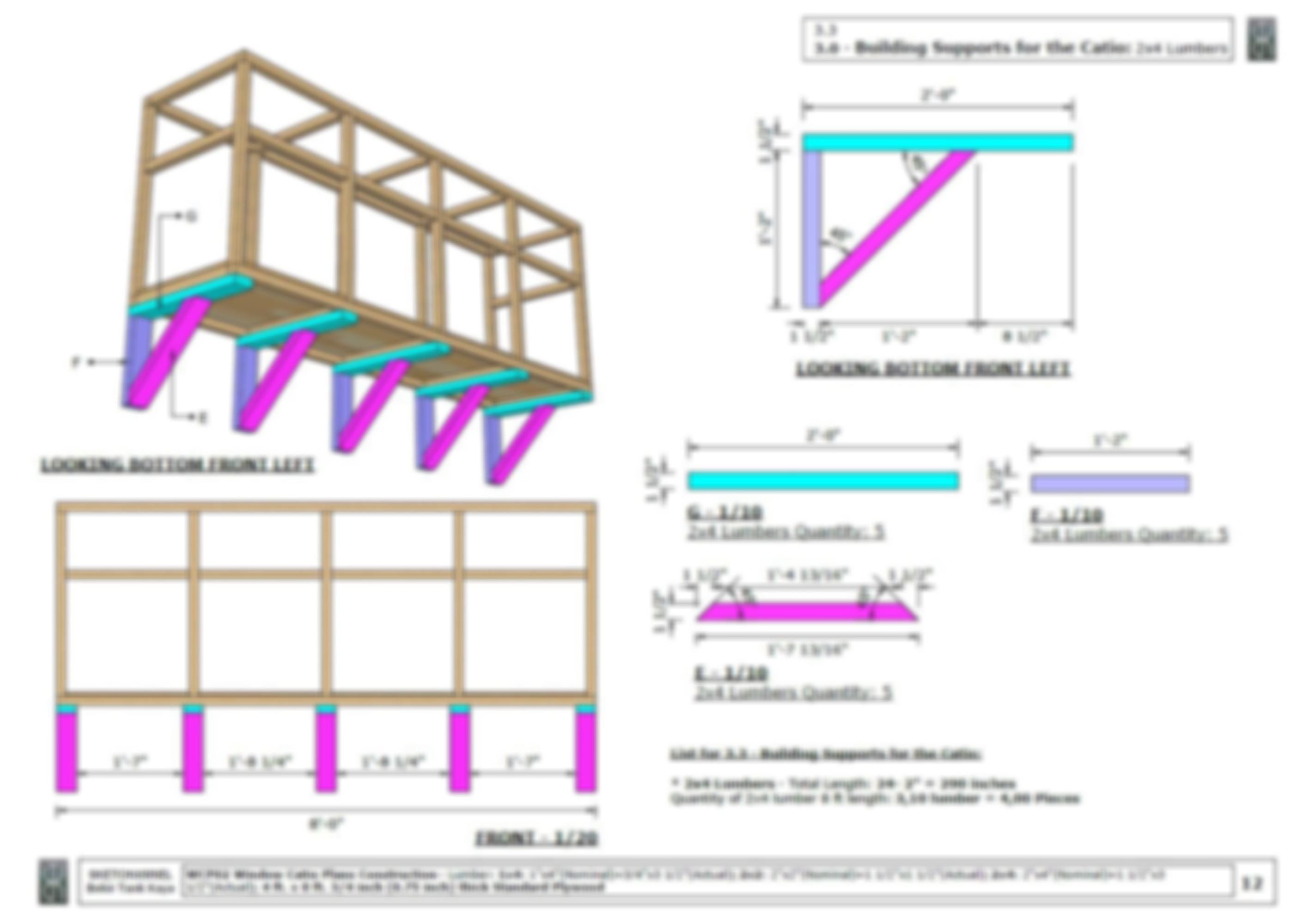 DIY 2x8 Ft Window Catio Plans – Secure Outdoor Cat Enclosure, Cat ...