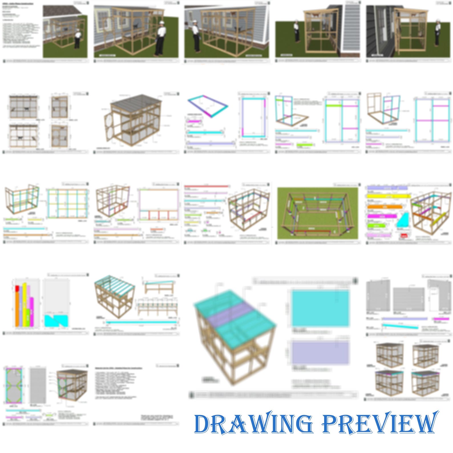 Custom Catio Design Plan: Visual DIY Guide (PDF) - Etsy
