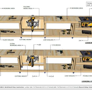 DIY Compact Workbench Plans for Small Spaces, Space-saving Design With ...