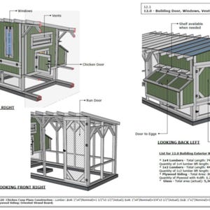 DIY Chicken Coop Plans for 16 Chickens, Build Your Own Chicken Coop ...
