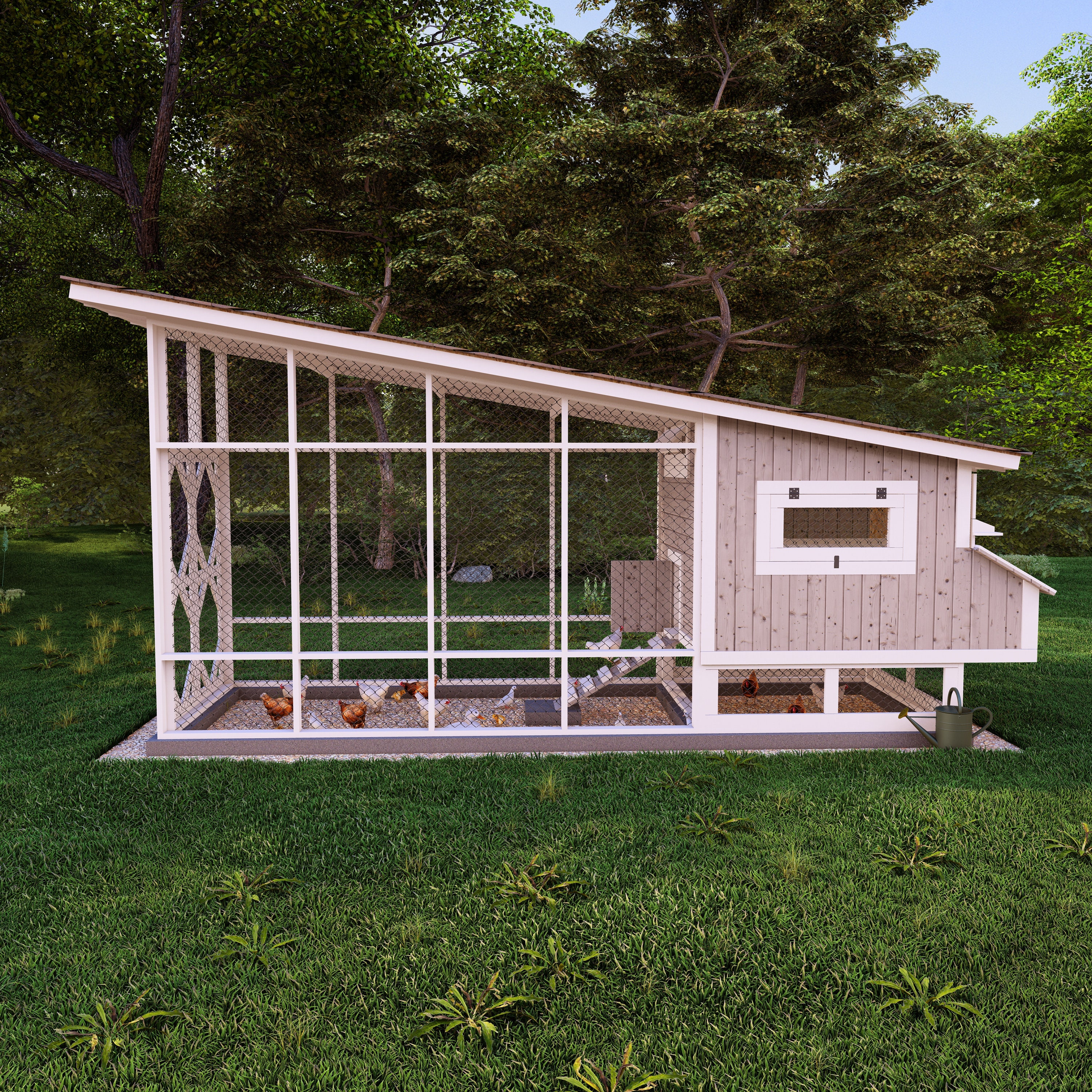 Detailed Chicken Coop Instructions, Wood DIY , Expertly Crafted Plans ...