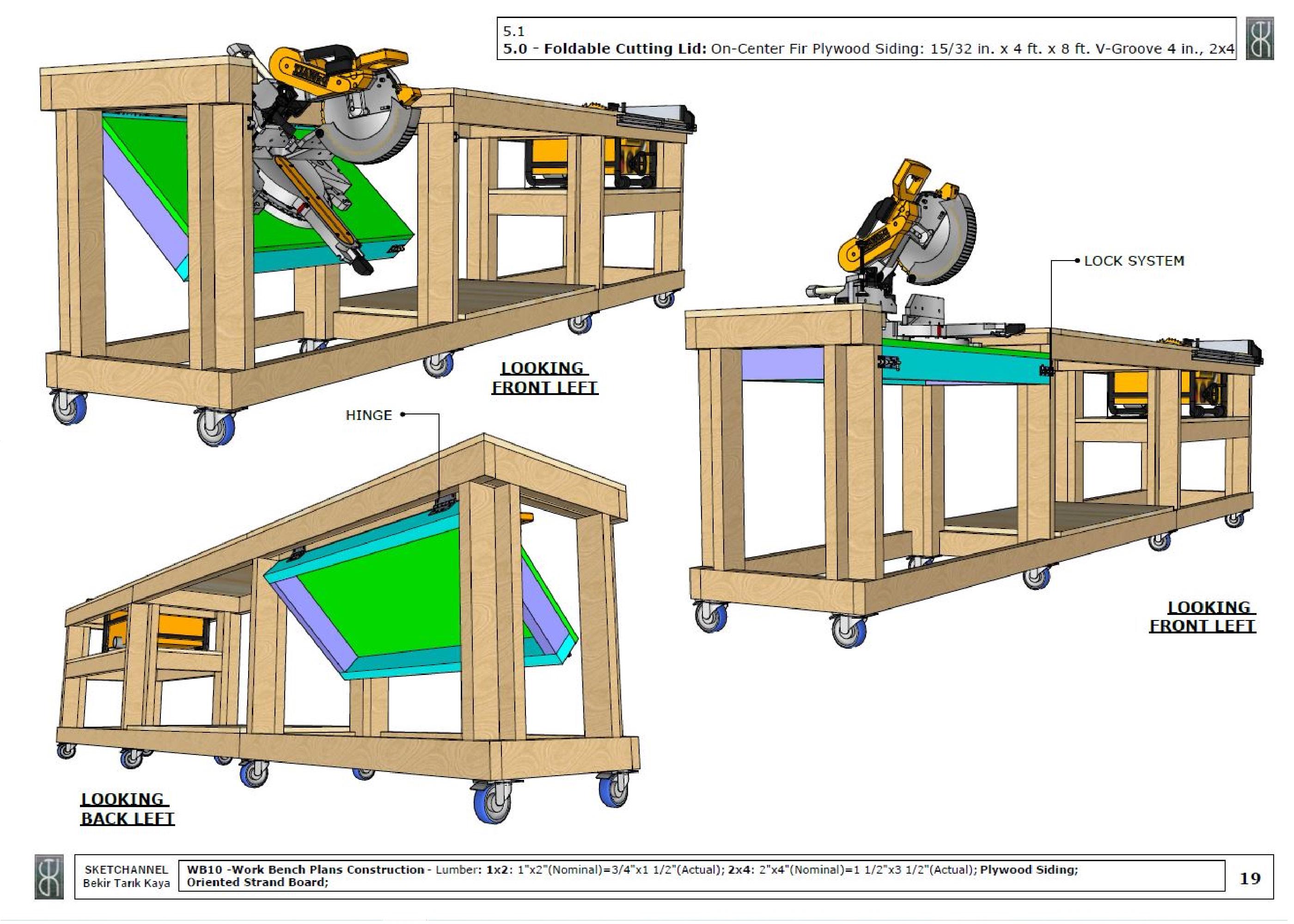 Transform Your Small Workshop With Our DIY 2x12 Workbench Plans ...