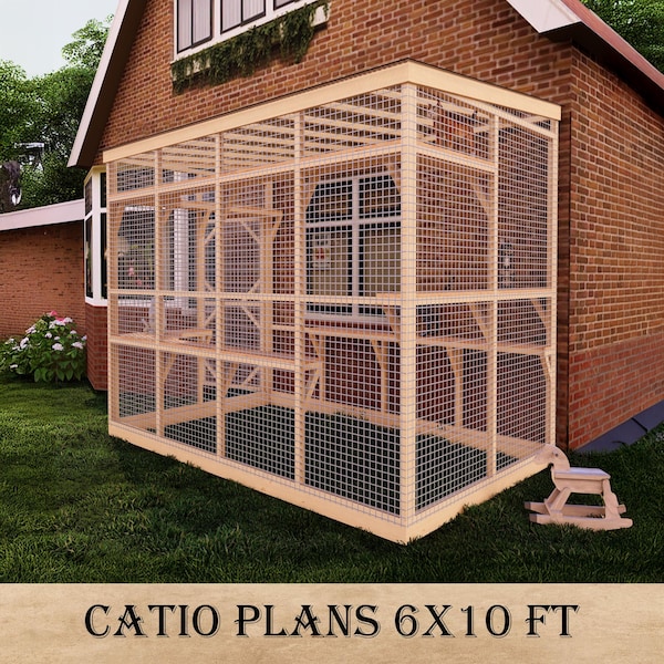 Cat Enclosure Wood - Etsy UK