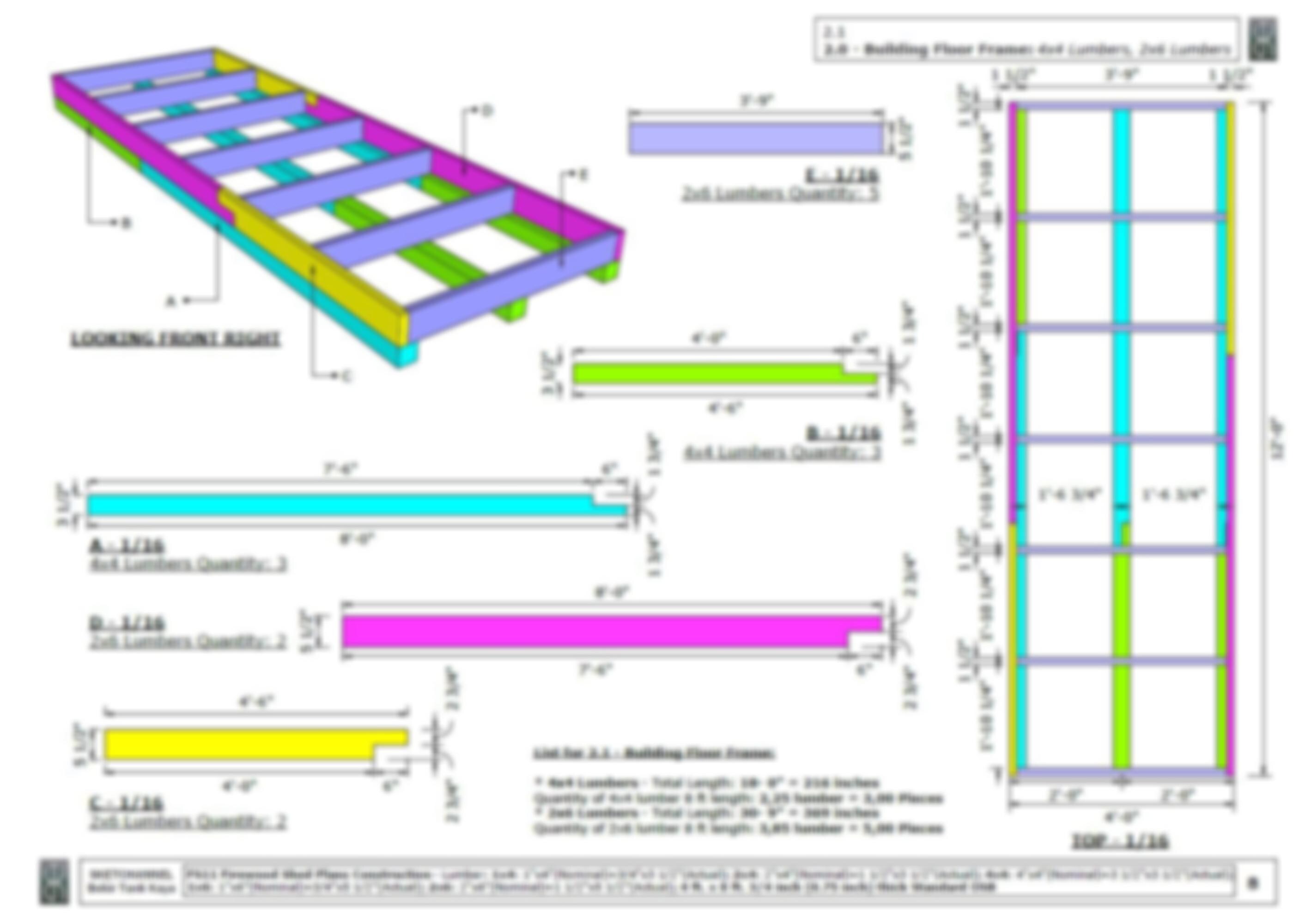 4x12 Ft DIY Firewood Storage Shed Plans, Wooden Log Shelter With ...