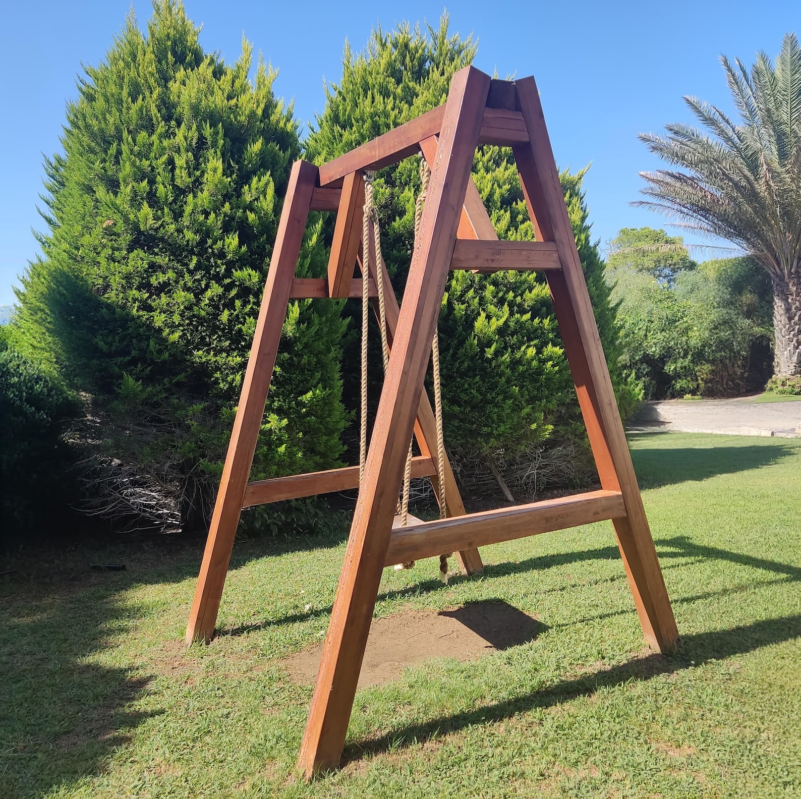Children's Wooden Swing Blueprint DIY Playground Swing Plans DIY Guide ...