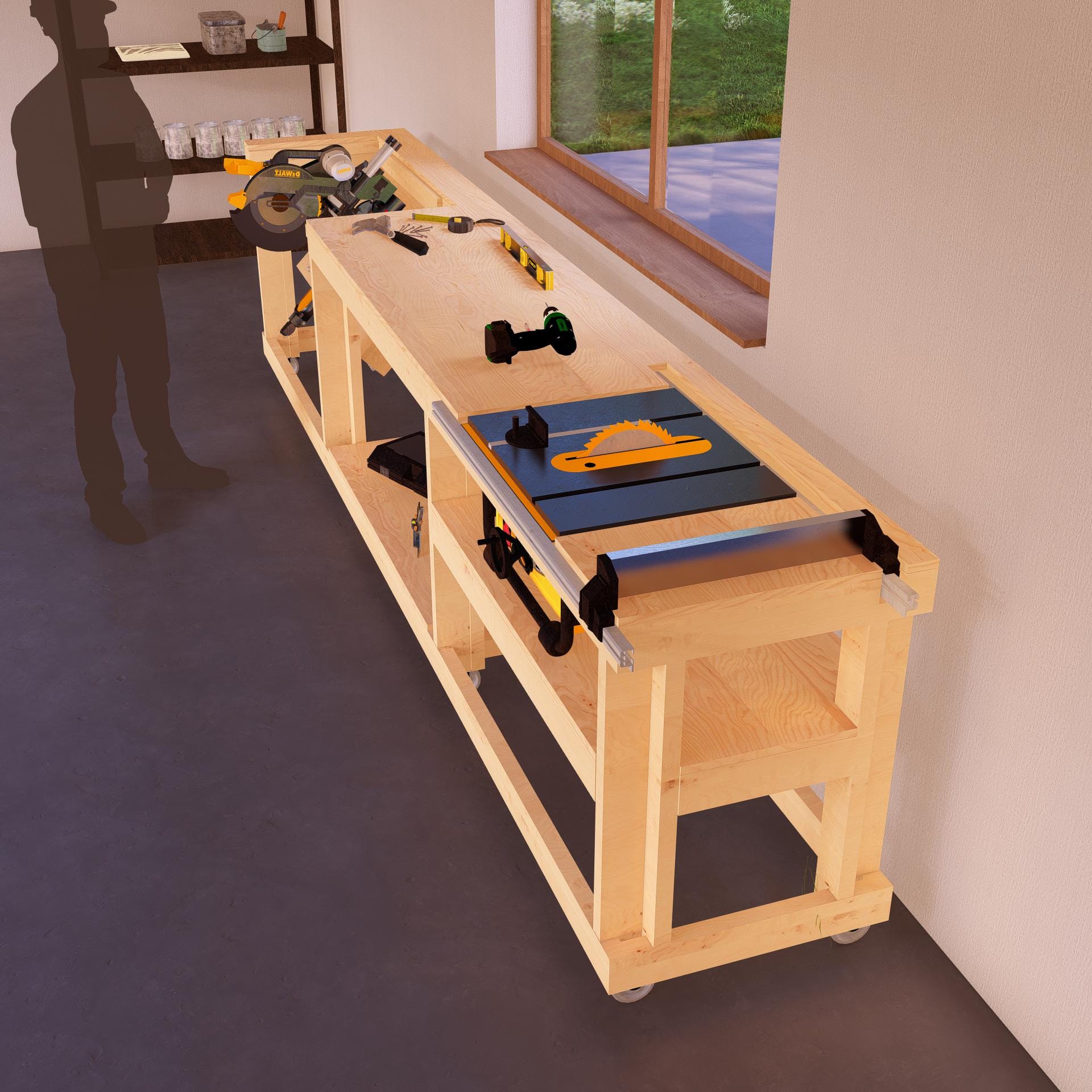 Transform Your Small Workshop With Our Diy 2x12 Workbench Plans