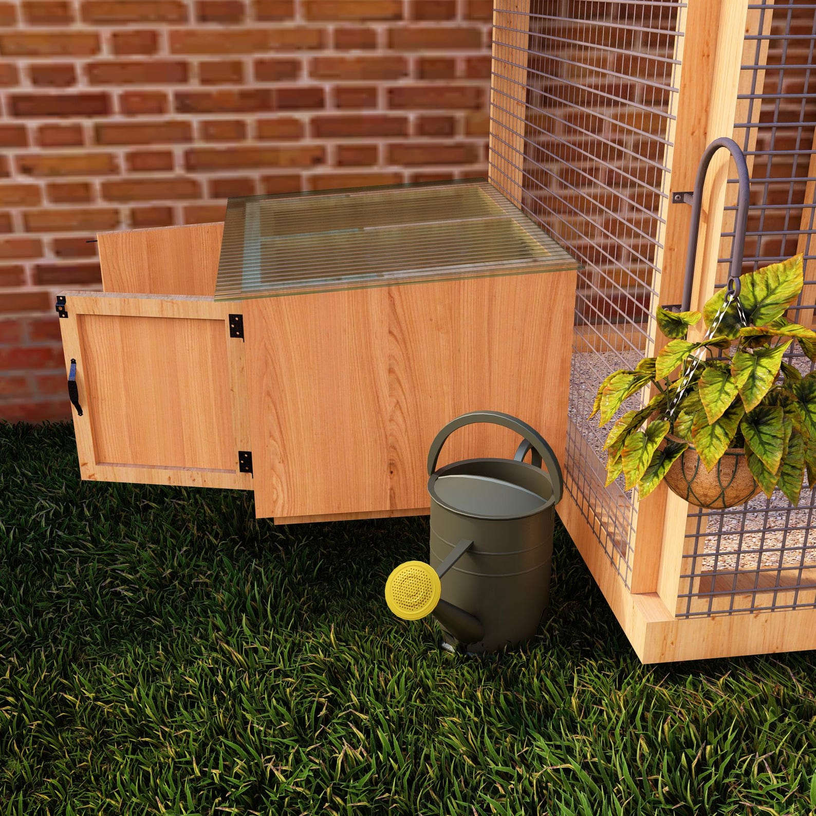 DIY Outdoor Catio Litter Box Plans, Weather-sheltered Cat Litter ...