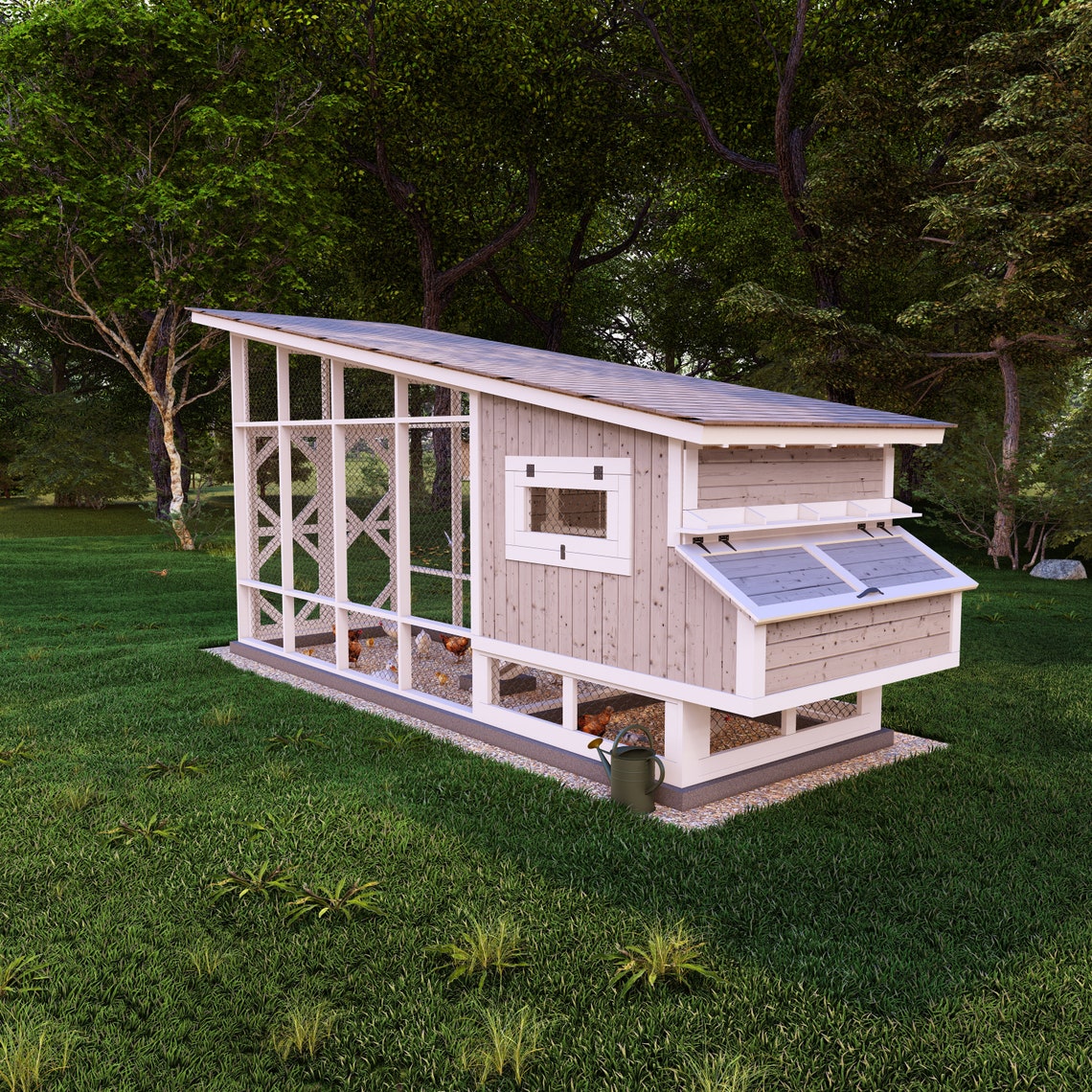 Detailed Chicken Coop Instructions, Wood DIY , Expertly Crafted Plans ...