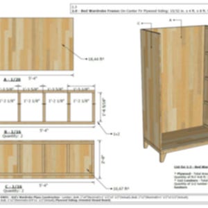 Montessori Kid's Wardrobe Woodworking Plans: DIY Closet Organizer (PDF ...