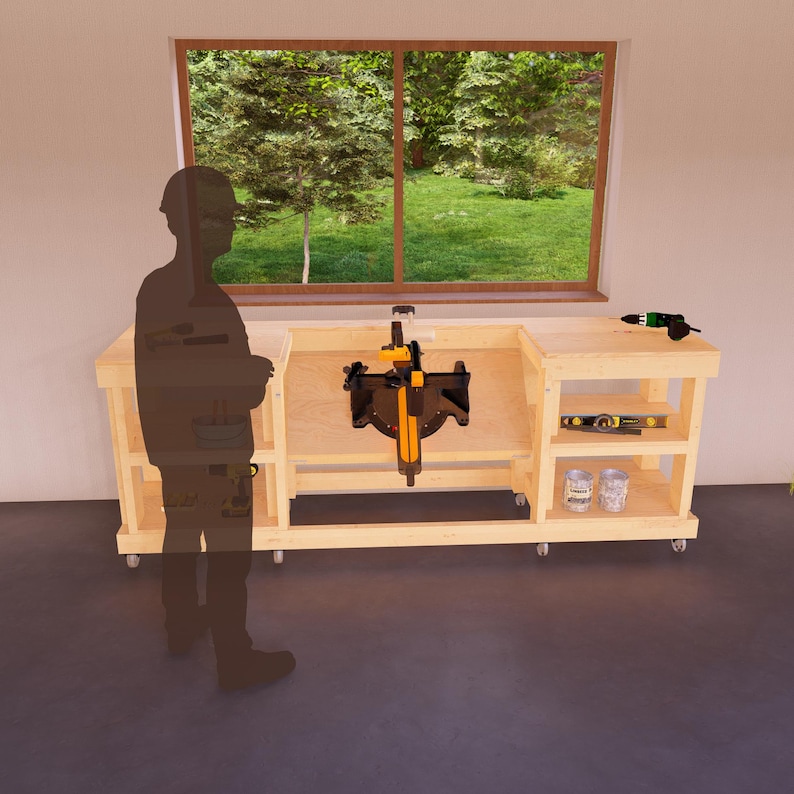 2x8 DIY Mobile Workbench Plans, the Ideal Solution for Small Areas and ...