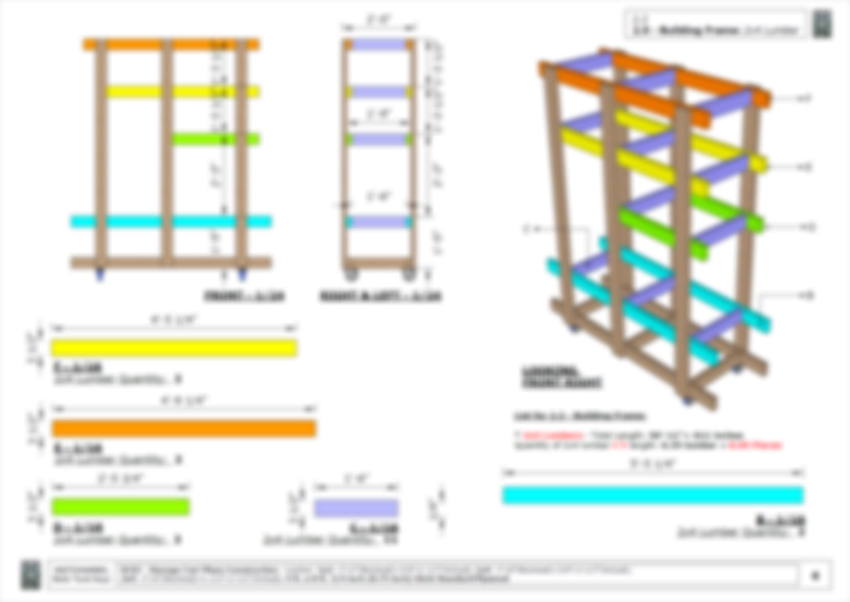 Mobile Workshop Storage Cart Plan, Pegboard Panel and Small Parts Bin ...