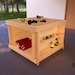 DIY Mobile Garage Workbench With Wood Shelves Modular Plans Expandable ...