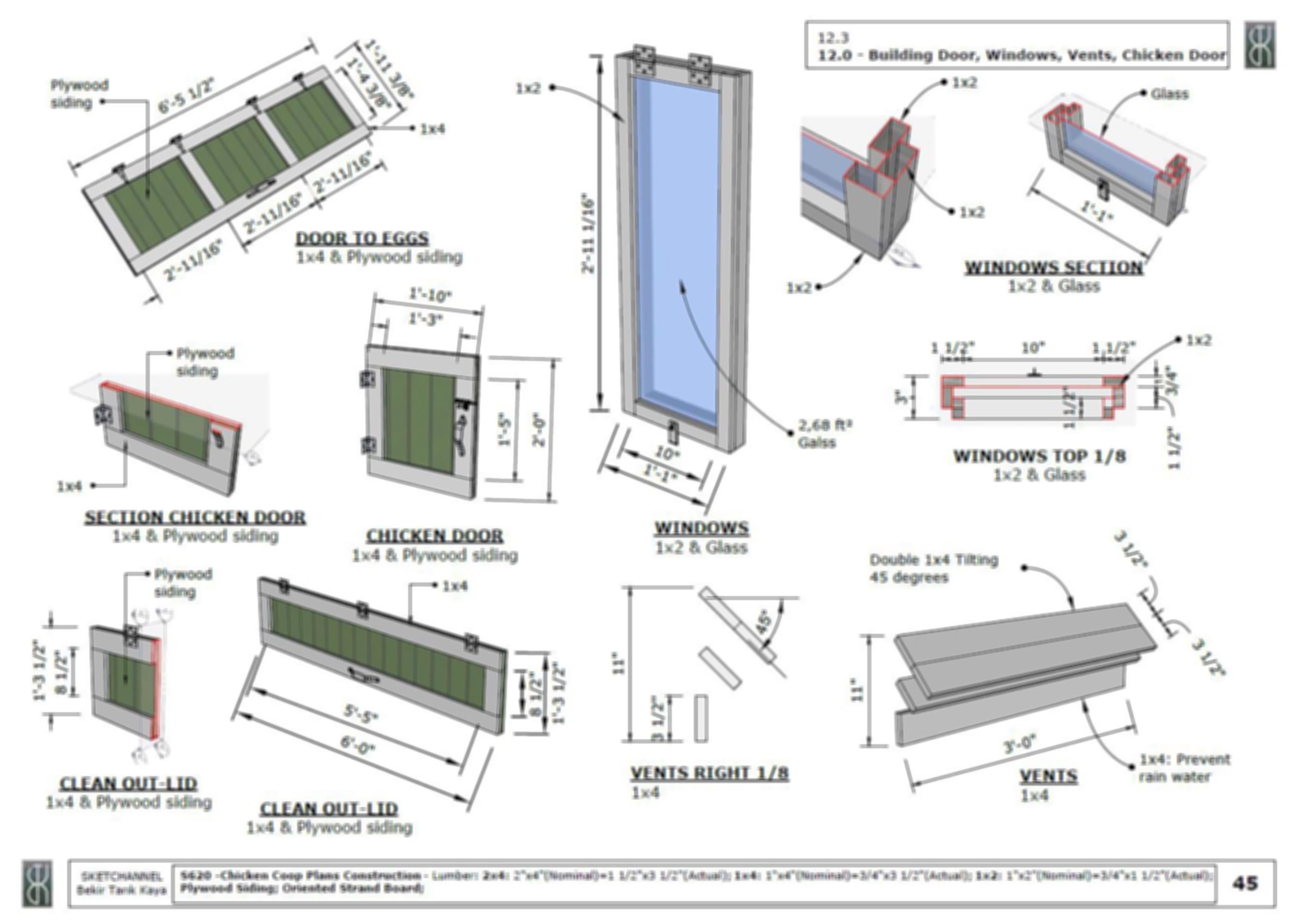 DIY Chicken Coop Plans for 16 Chickens, Build Your Own Chicken Coop ...