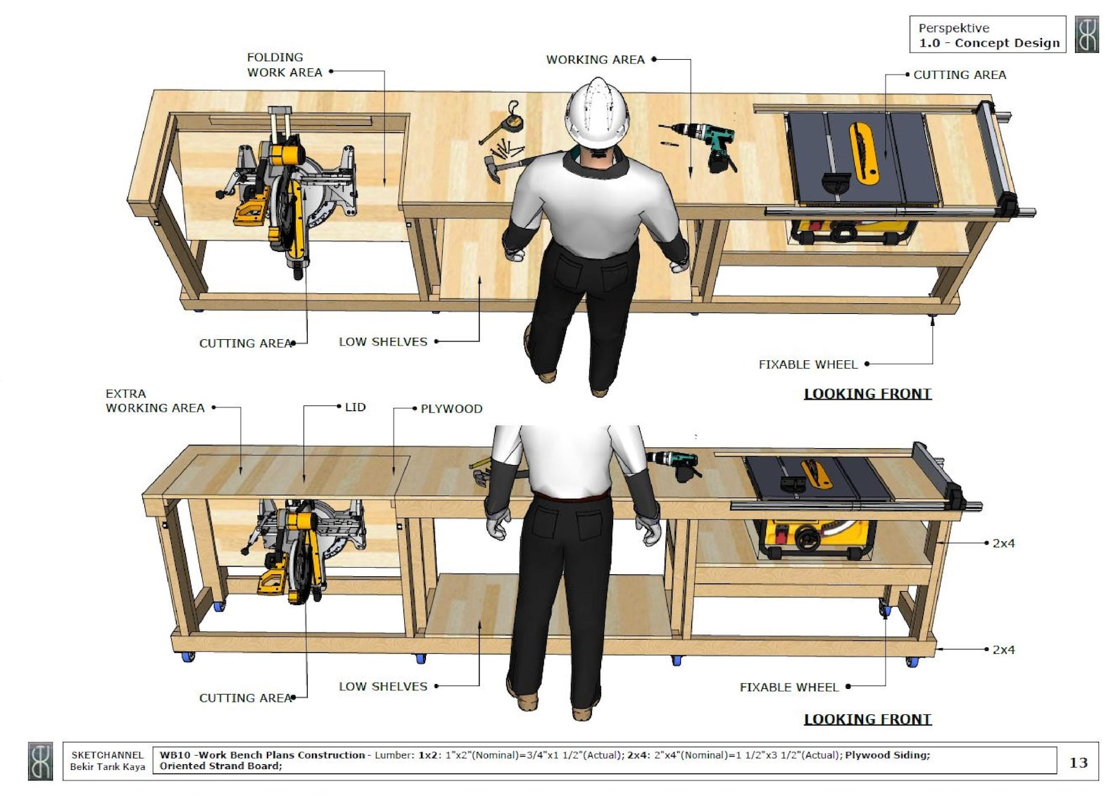 Transform Your Small Workshop With Our DIY 2x12 Workbench Plans ...