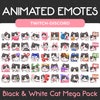 10 Animated Static Cute Calico Cat Emotes pack 1 for Twitch, Youtube ...