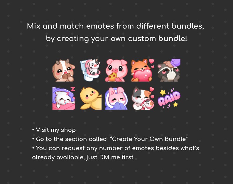 10 Animated Static Cute Siamese Cat Emotes pack 4 for Twitch, Youtube ...