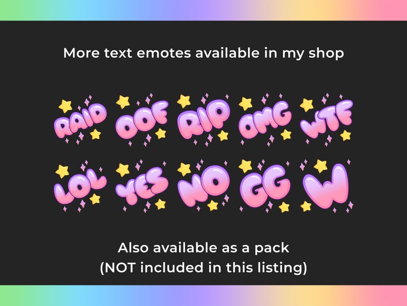 1 Cute Pink/purple RAID Emote for Twitch Youtube Discord - Etsy