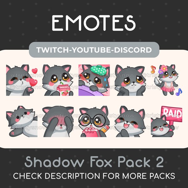 Shadow Emotes - Etsy