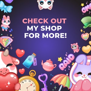 1 Cute Pink/purple RAID Emote for Twitch, Youtube, Discord, Stream ...