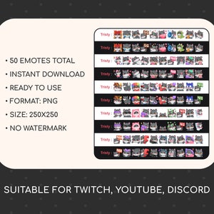 50 Cute Shadow Fox Emotes Mega Pack for Twitch, Youtube, Discord ...