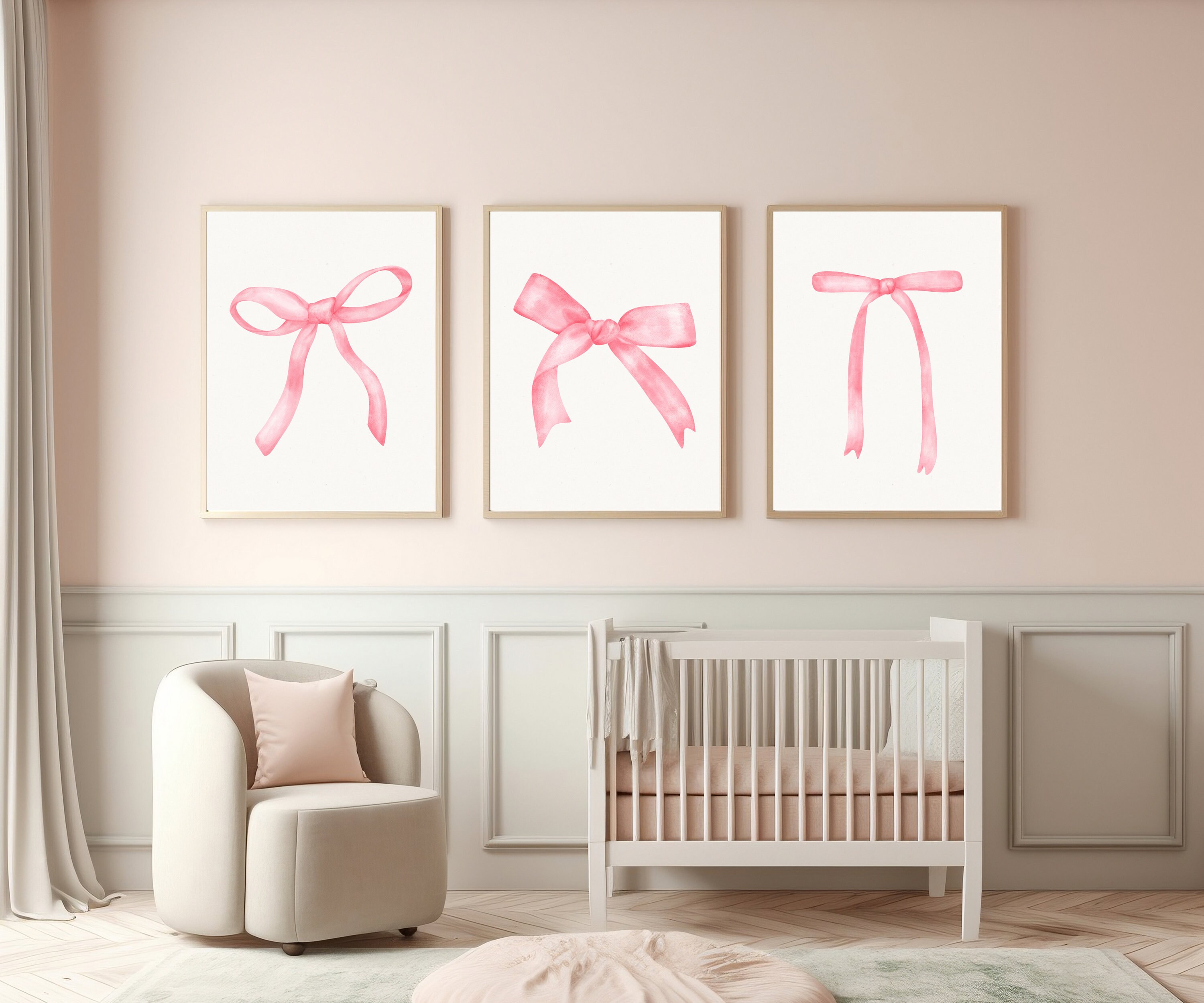 Bow Coquette Print | Dorm Room Decor | Pink Bows Print | Coquette ...