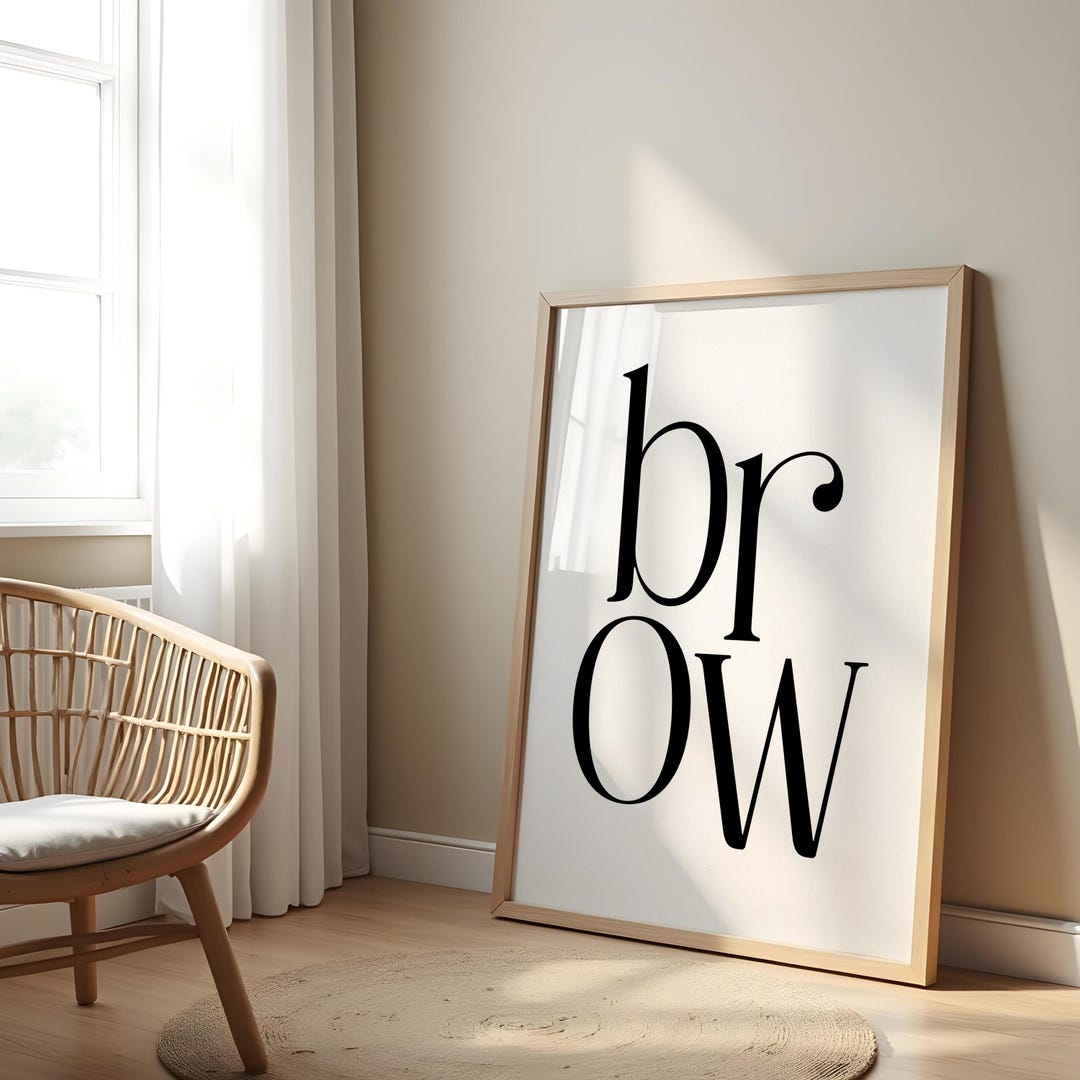 Brow Studio Decor, Eyebrow Wall Art, Lash Room Decor, Beauty Salon ...
