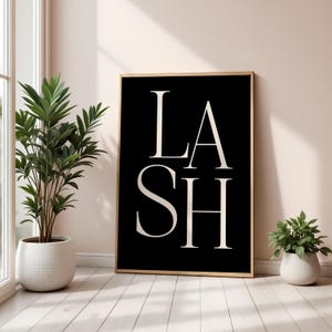 Lash Studio Decor, Lash Artist Wall Art, Lash Tech Gift, Beauty Salon ...