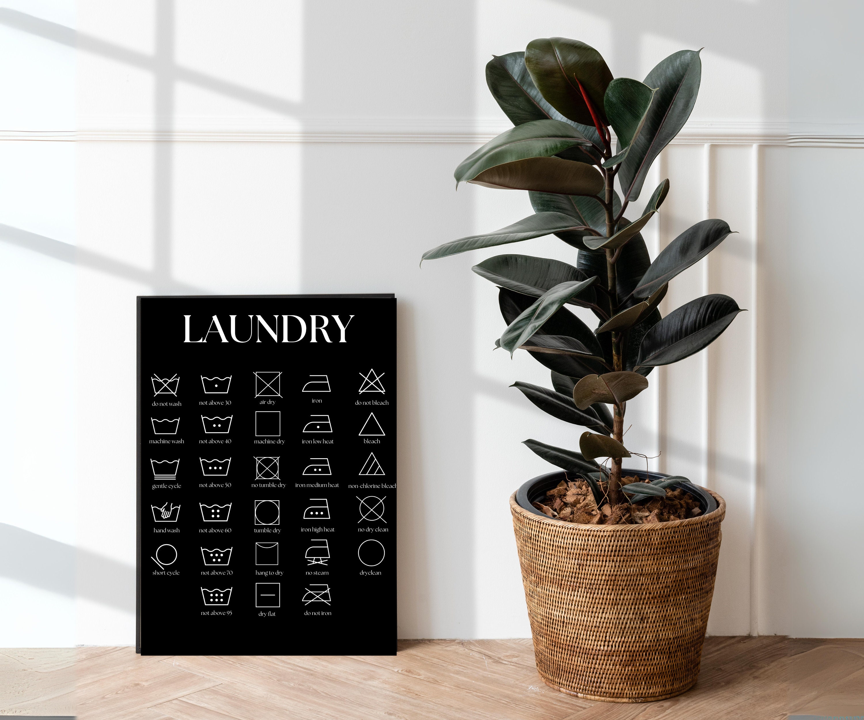 Laundry Room Art Print: Farmhouse Decor, Wash Dry Fold - Etsy