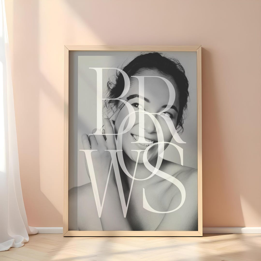 Brow Studio Decor, Eyebrow Wall Art, Lash Room Decor, Beauty Salon ...
