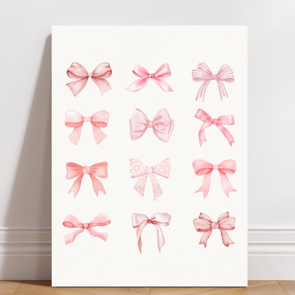 Preppy Bow Decal - Etsy