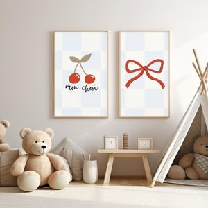 Cherry Print | Cherry Blossom Art | Kids Room Wall Decor | Boys Nursery ...