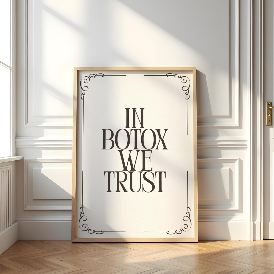 Botox Art, Neon Sign for Med Spa Decor, Aesthetic Clinic Wall Art ...