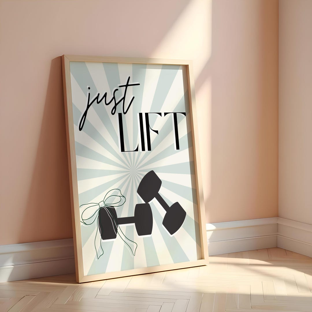 Home Gym Decor, Motivational Wall Art, Fitness Posters, Workout Room ...