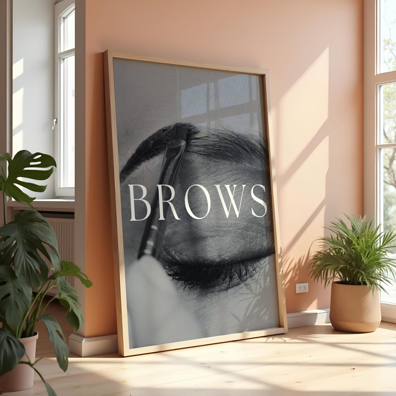 Brow Studio Decor, Eyebrow Wall Art, Lash Room Decor, Beauty Salon ...