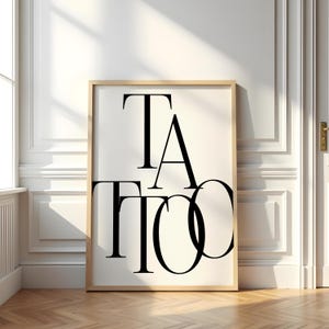 Tattoo Studio Art, Custom Tattoo Decor, Unique Wall Art for Tattoo ...