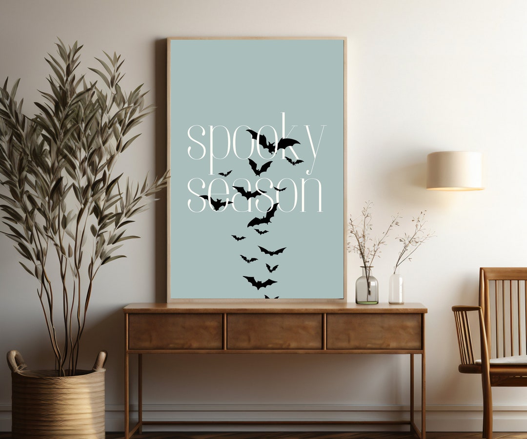 Spooky Season Print | Digital Download | Cute Ghost Print | Halloween ...