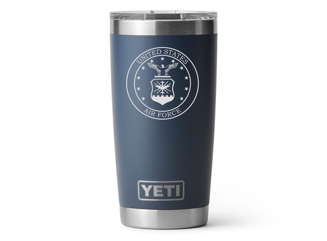 Yeti, 20oz Tumbler: Air Force Crest Personalize With Your Wing or Rank ...