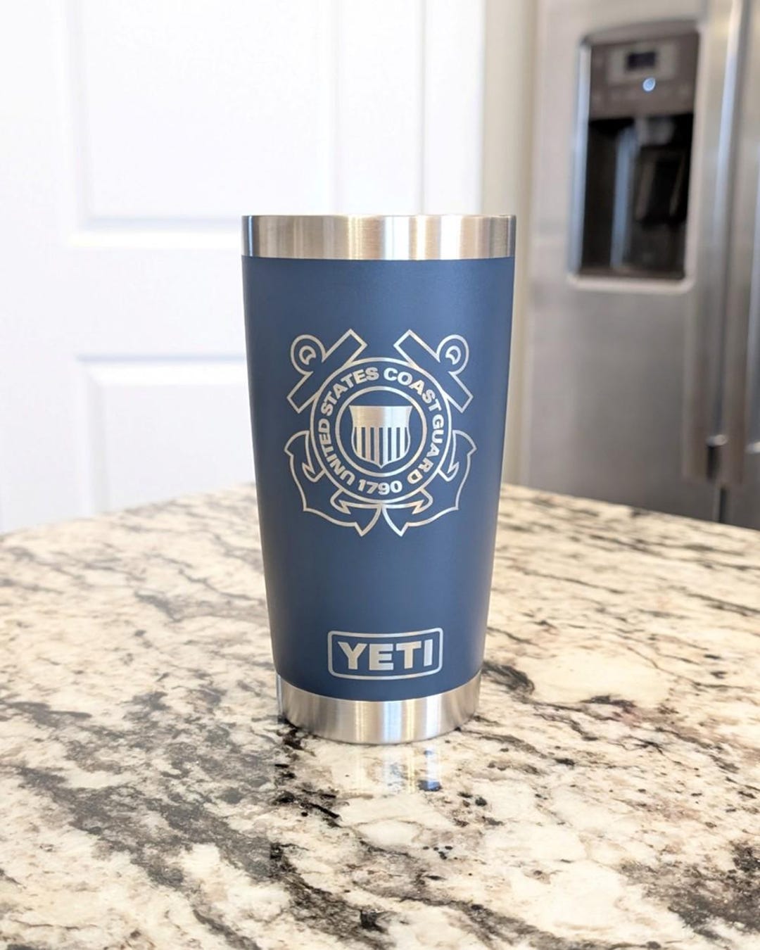 Yeti, 20oz Tumbler: Coast Guard Personalize With Your Ship or Rank ...