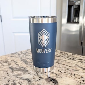 Yeti, 20oz Tumbler: Air Force Crest Personalize With Your Wing or Rank ...