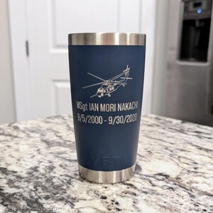 Yeti, 20oz Tumbler: Air Force Crest Personalize With Your Wing or Rank ...