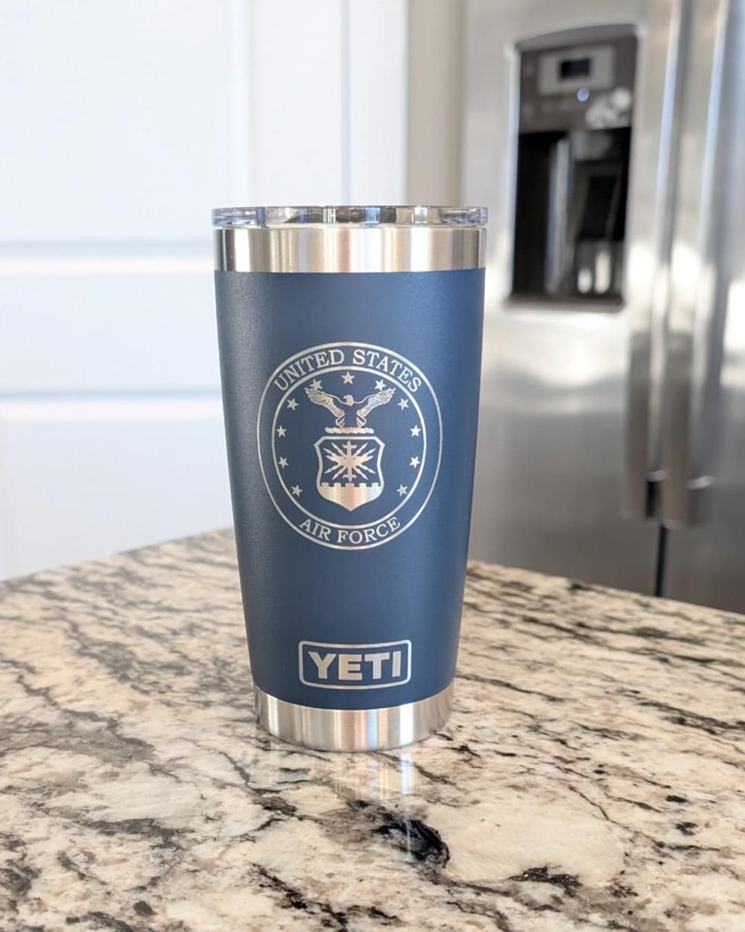 Yeti, 20oz Tumbler: Air Force Crest Personalize With Your Wing or Rank ...