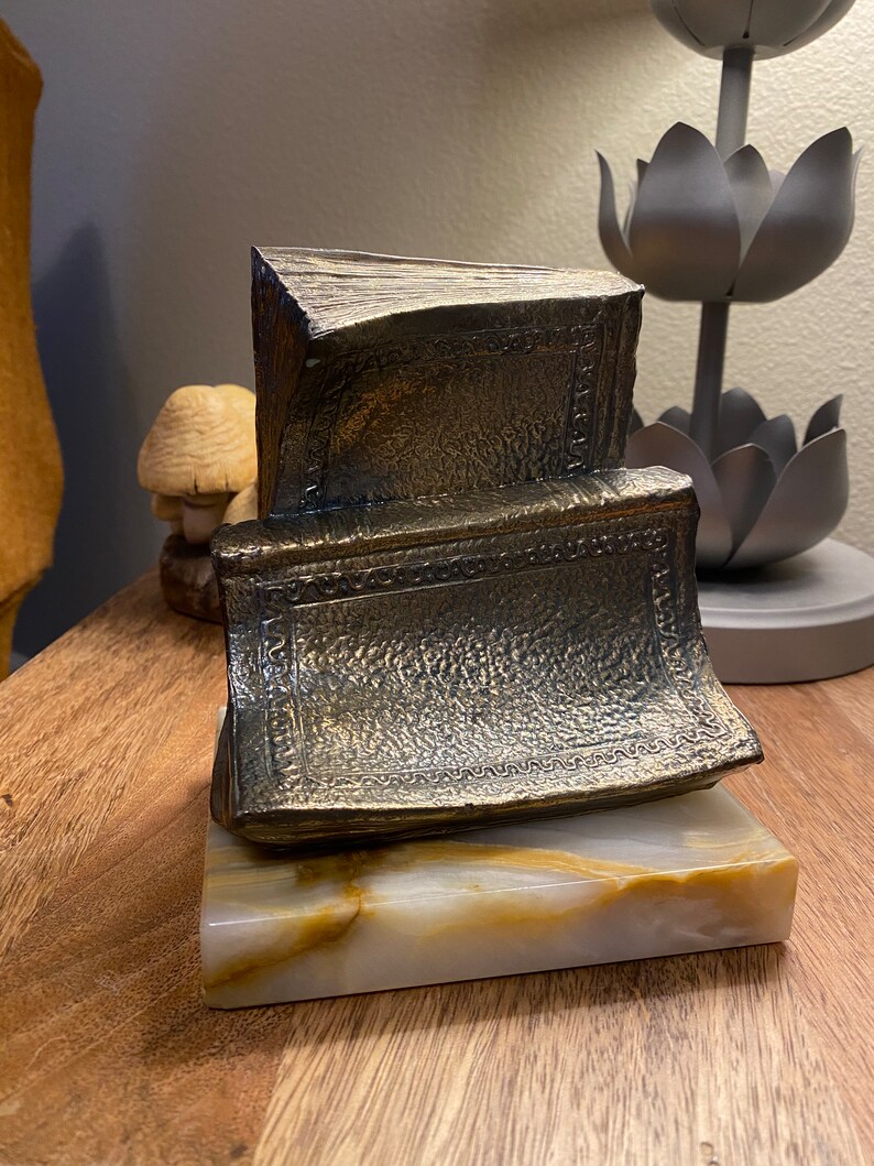 Brass and Marble Books Bookend - Etsy
