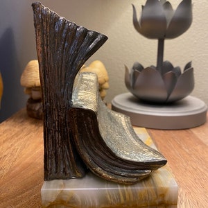 Brass and Marble Books Bookend - Etsy