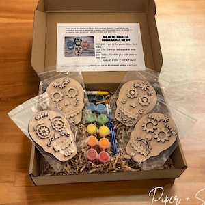 DIY Sugar Skull Kit/dia De Los Muertos Kit - Etsy