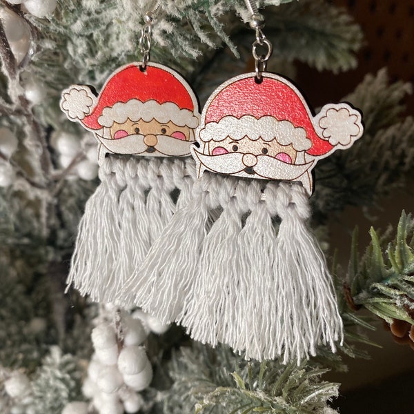 Macrame Santa - Etsy